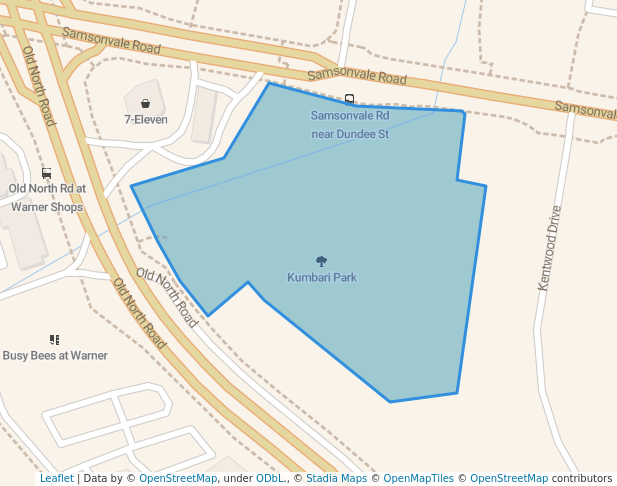 Kumbari Park in Bray Park | Map and Routes