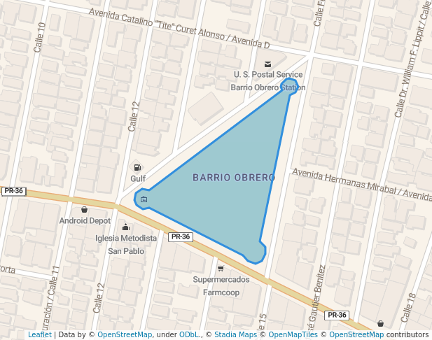 Plaza Antonio R. Barceló in San Juan | Map and Routes