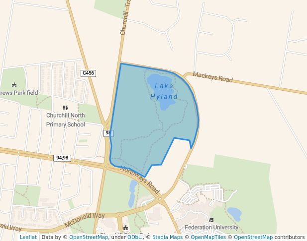 Mathison Park in Churchill | Map and Routes