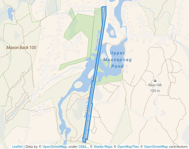 Red Line in Groton | Map and Routes