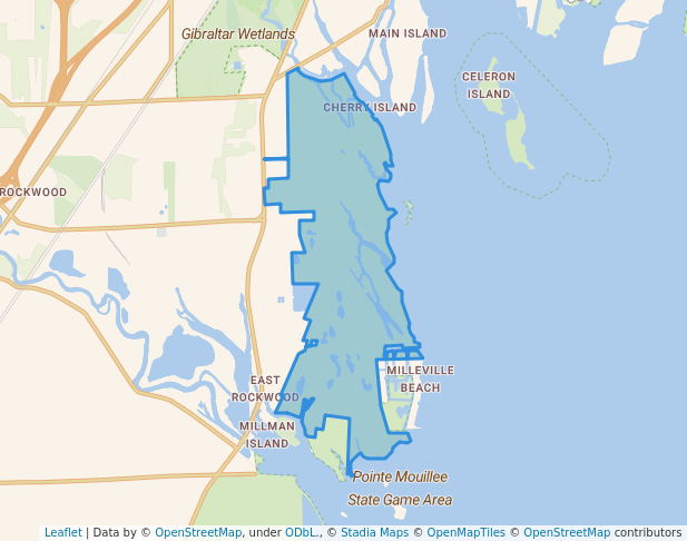 Lake Erie Metropark in Brownstown Charter Township | Map and Routes