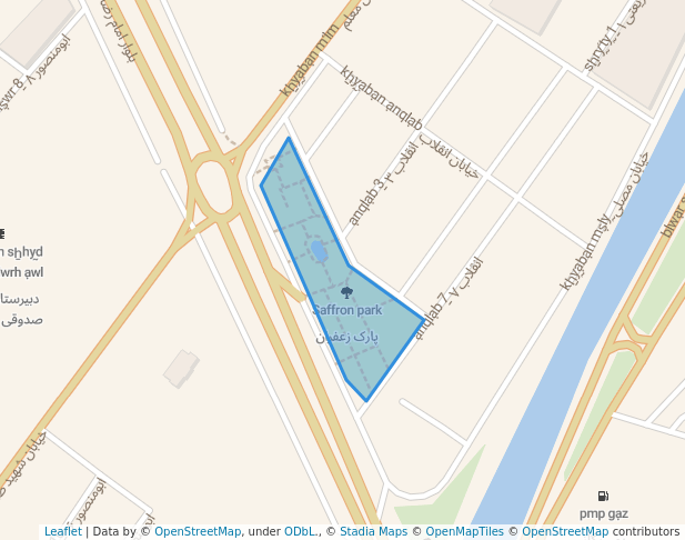 Saffron park in Qayen | Map and Routes