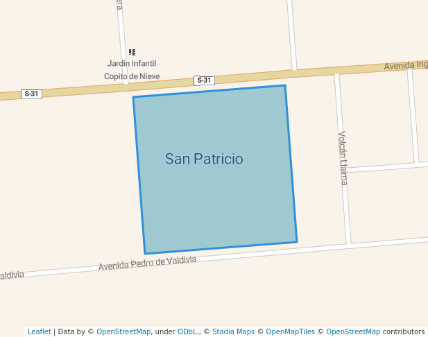 Plaza San Patricio in San Patricio | Map and Routes
