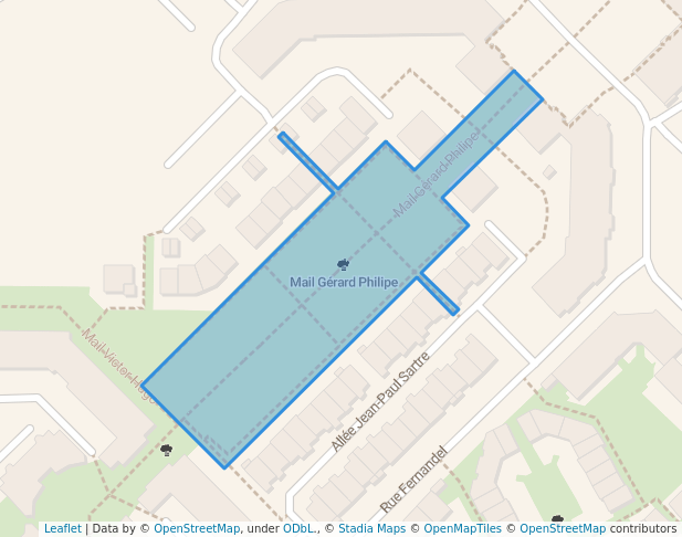 Mail Gérard Philipe in Lognes | Map and Routes