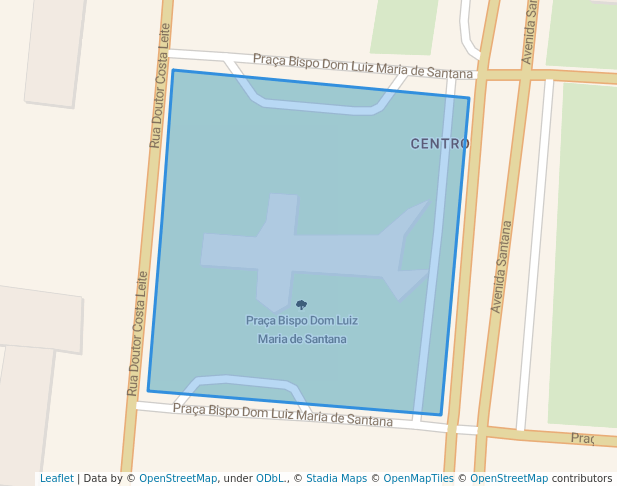 Praça Bispo Dom Luiz Maria de Santana in Botucatu | Map and Routes