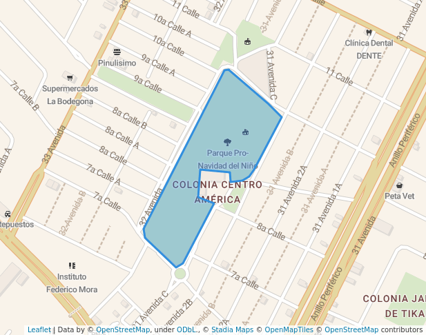 Parque Pro-Navidad del Niño in Ciudad de Guatemala | Map and Routes