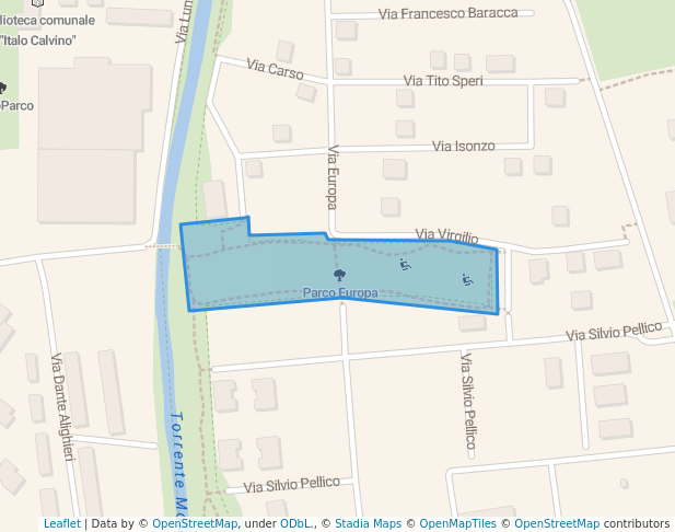 Parco Europa in Caponago | Map and Routes