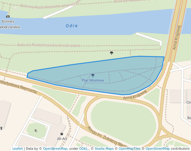 Plac Mostowy in Racibórz | Map and Routes