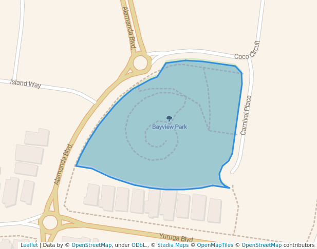 Bayview Park in Point Cook | Map and Routes