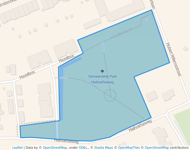 Gemeentelijk Park Heihoefseweg in Edegem | Map and Routes