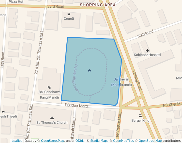 Patwardhan Park in Mumbai | Map and Routes