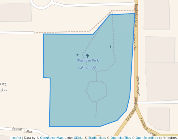 Shardari Park in Sari | Map and Routes