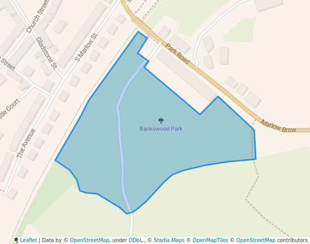 Bankswood Park in Hadfield | Map and Routes