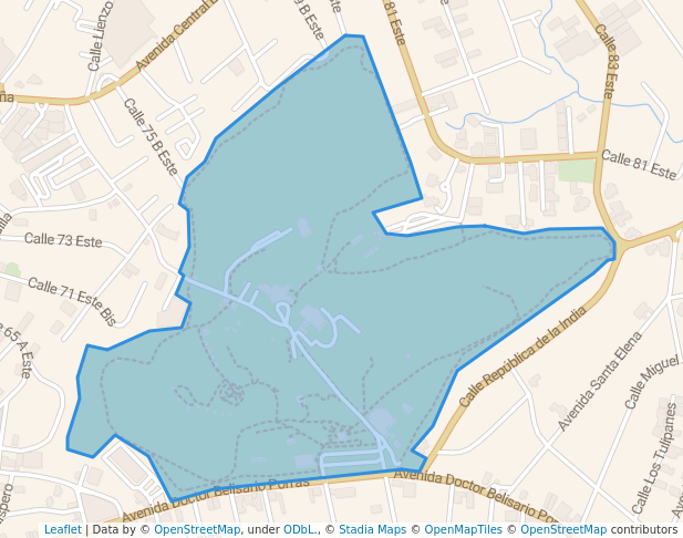 Omar Torrijos Park in Panamá | Map and Routes