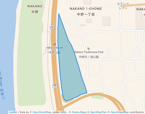 Nakano Park in Ebina | Map and Routes