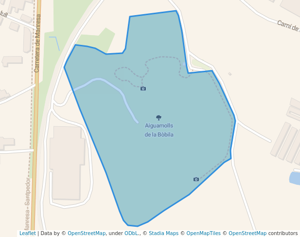 Aiguamolls de la Bòbila in Santpedor | Map and Routes