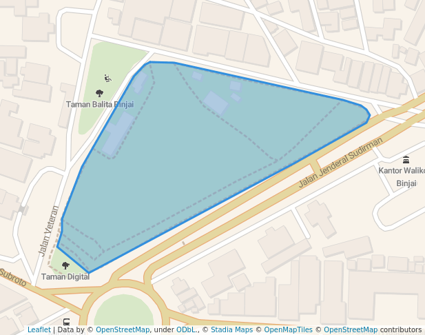 Lapangan Merdeka in Binjai | Map and Routes