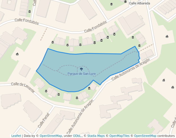 Parque de San Lure in Jaca | Map and Routes