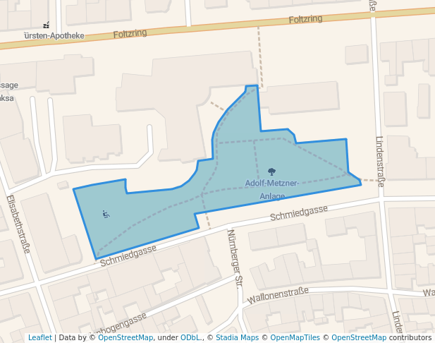 Adolf-Metzner-Anlage in Frankenthal | Map and Routes