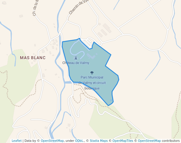 Parc Municipal de Valmy et circuit botanique in Argelès-sur-Mer | Map ...