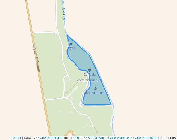 Zona de entretenimientos in Coronel Suárez | Map and Routes