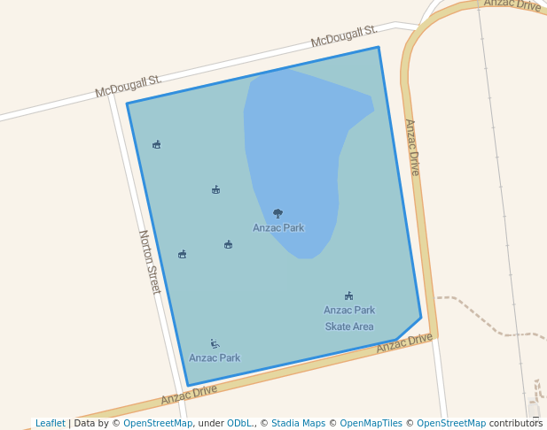 Anzac Park in Kyogle | Map and Routes