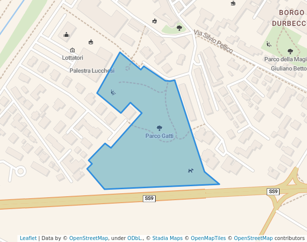 Parco Gatti in Faenza | Map and Routes