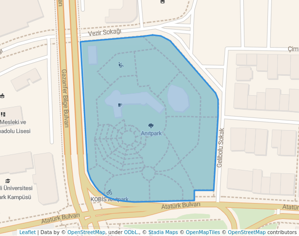 Anıtpark in İzmit | Map and Routes