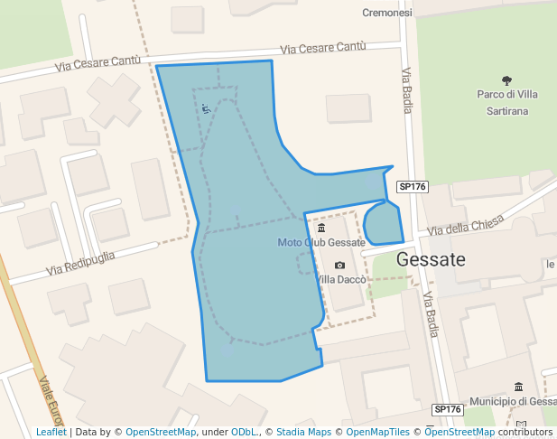Parco di Villa Daccò in Gessate | Map and Routes