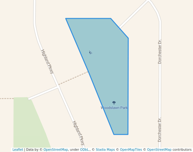 Woodslawn Park in Norman | Map and Routes