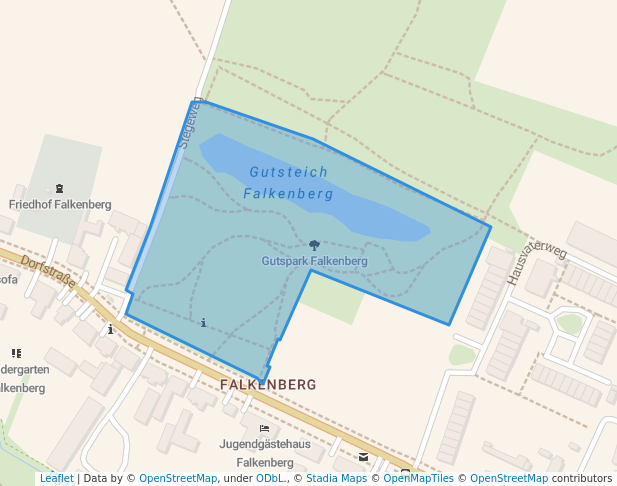 Gutspark Falkenberg in Berlin | Map and Routes