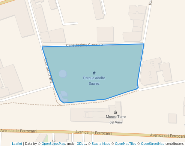 Parque Adolfo Suarez in Socuéllamos | Map and Routes