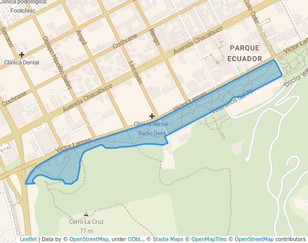 Parque Ecuador in Concepción | Map and Routes