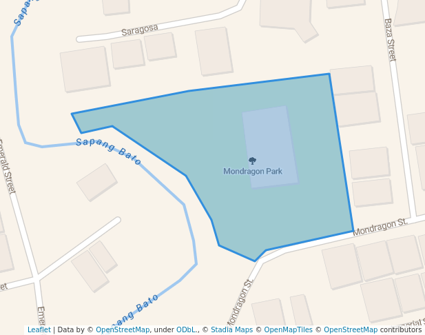 Mondragon Park in Cainta | Map and Routes