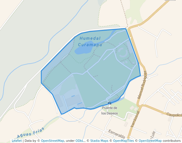 Parque Trapiche de Peñaflor in Penaflor | Map and Routes