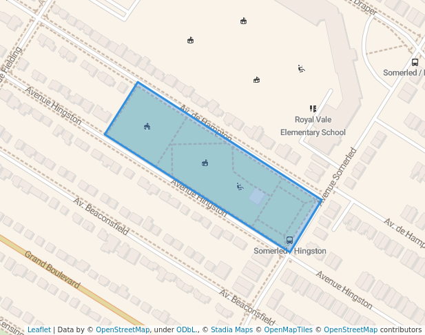 Parc Somerled in Montréal | Map and Routes