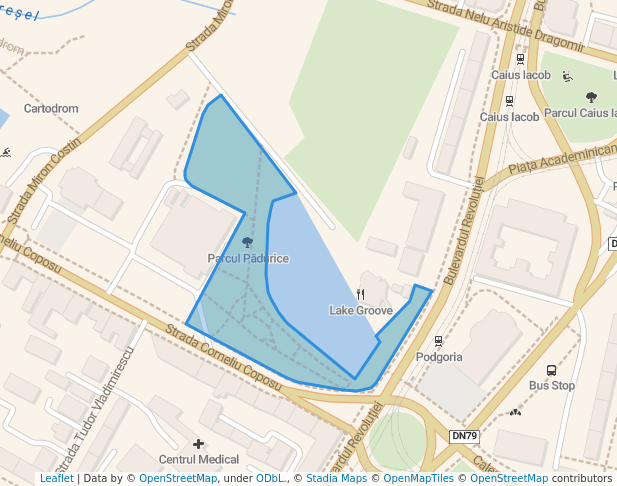 Parcul Pădurice in Arad | Map and Routes