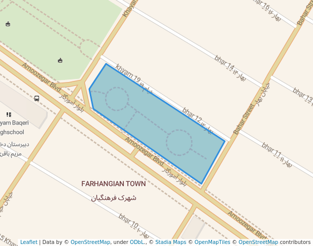 Firefighter Park in Neyshabur | Map and Routes