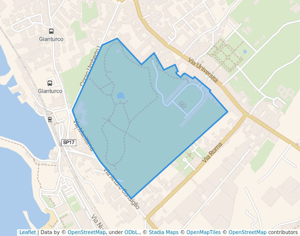 Parco Inferiore in Portici | Map and Routes