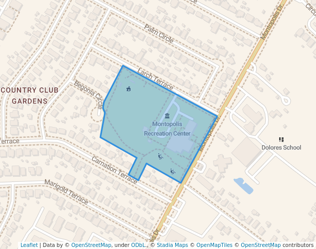 Montopolis Neighborhood Park in Austin | Map and Routes