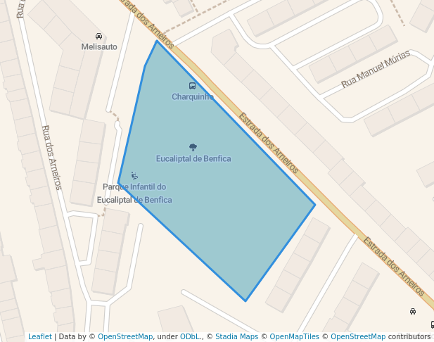 Eucaliptal de Benfica in Lisboa | Map and Routes