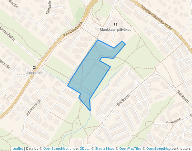 Vanha-Mankkaan Puisto in Esbo | Map and Routes