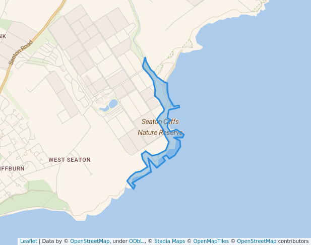 Seaton Cliffs Nature Reserve in undefined | Map and Routes