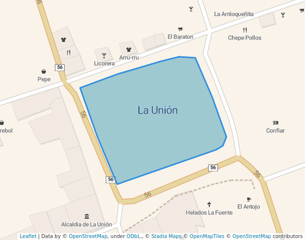 Parque Principal in La Unión | Map and Routes