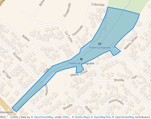 Paseo de La Aguada in Punta del Este | Map and Routes