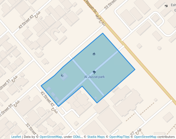 Al Jazzat park in Sharjah | Map and Routes