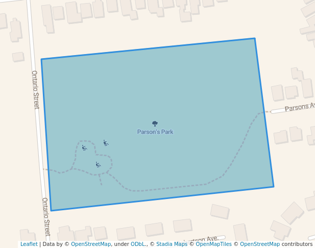 Parson's Park in Brantford | Map and Routes