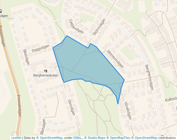 Berghemsparken in Jakobsberg | Map and Routes