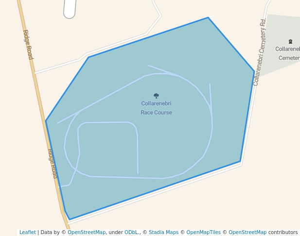 Collarenebri Race Course in Collarenebri | Map and Routes
