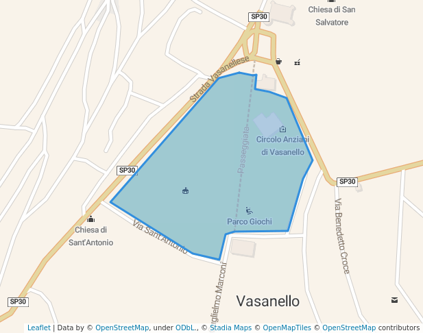 Parco Comunale di Vasanello in Vasanello | Map and Routes
